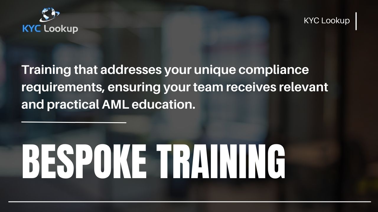 Customised AML Online Training - KYC Lookup